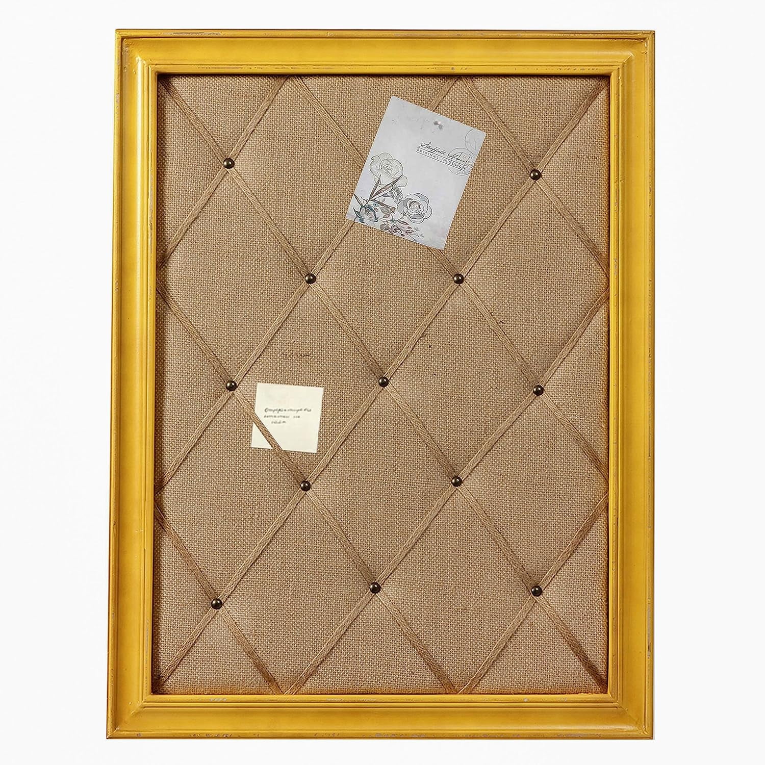 Board Linen Bulletin Board Wood Frame, 21"×27" Pin Boards Large Cork ...