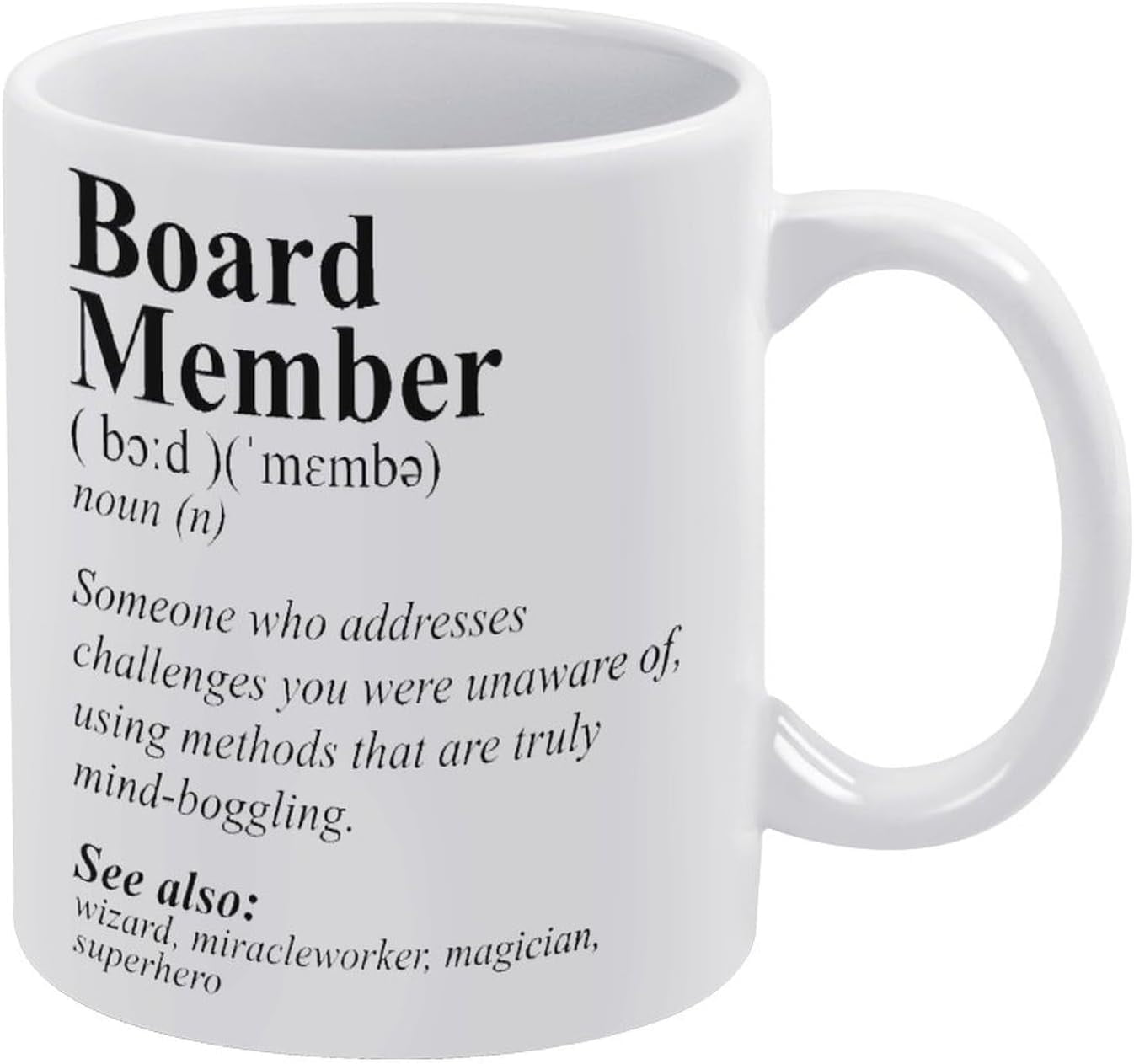 Board Member Dictionary Mug Board Member Cup Board Member Coffee Mug ...