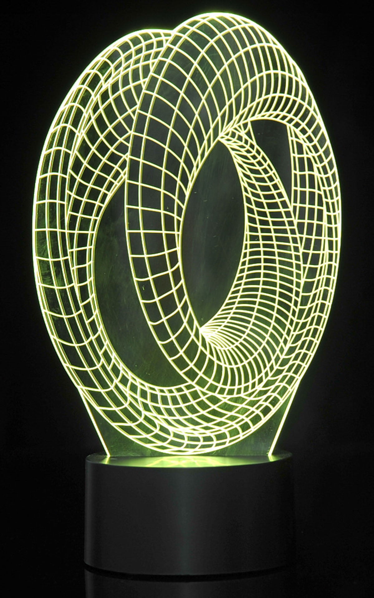 Board No More! 3D Corkscrew Lighting Laser Cut Precision LED Lights ...