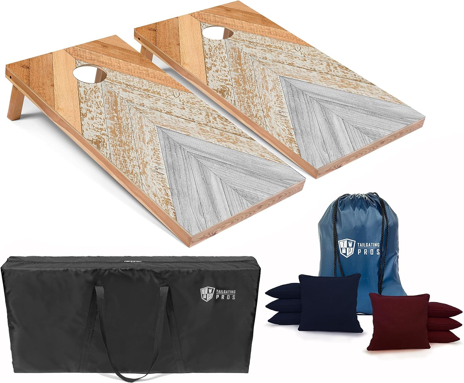 Boards - 4'x2' Wood Pattern Game w/Built-in Multicolored LEDs, Carrying ...