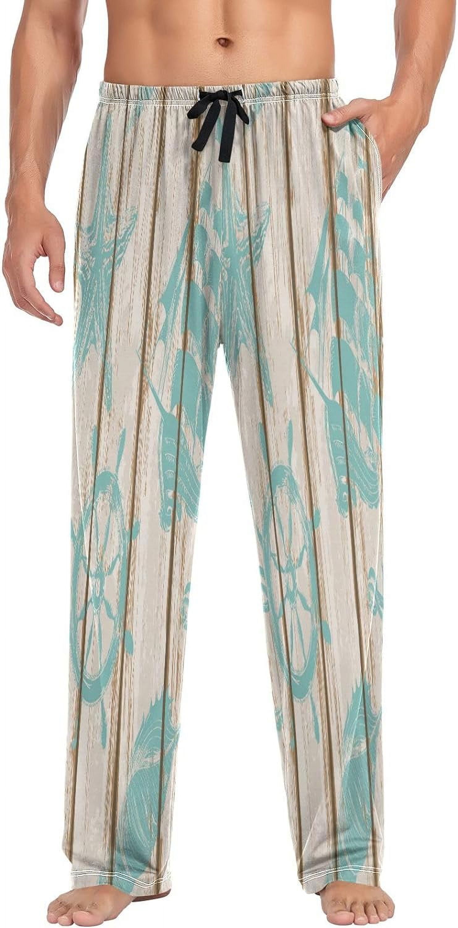 Boards Of Ship Deck Men's Pajama Pants Lightweight Sleepwear Bottom ...
