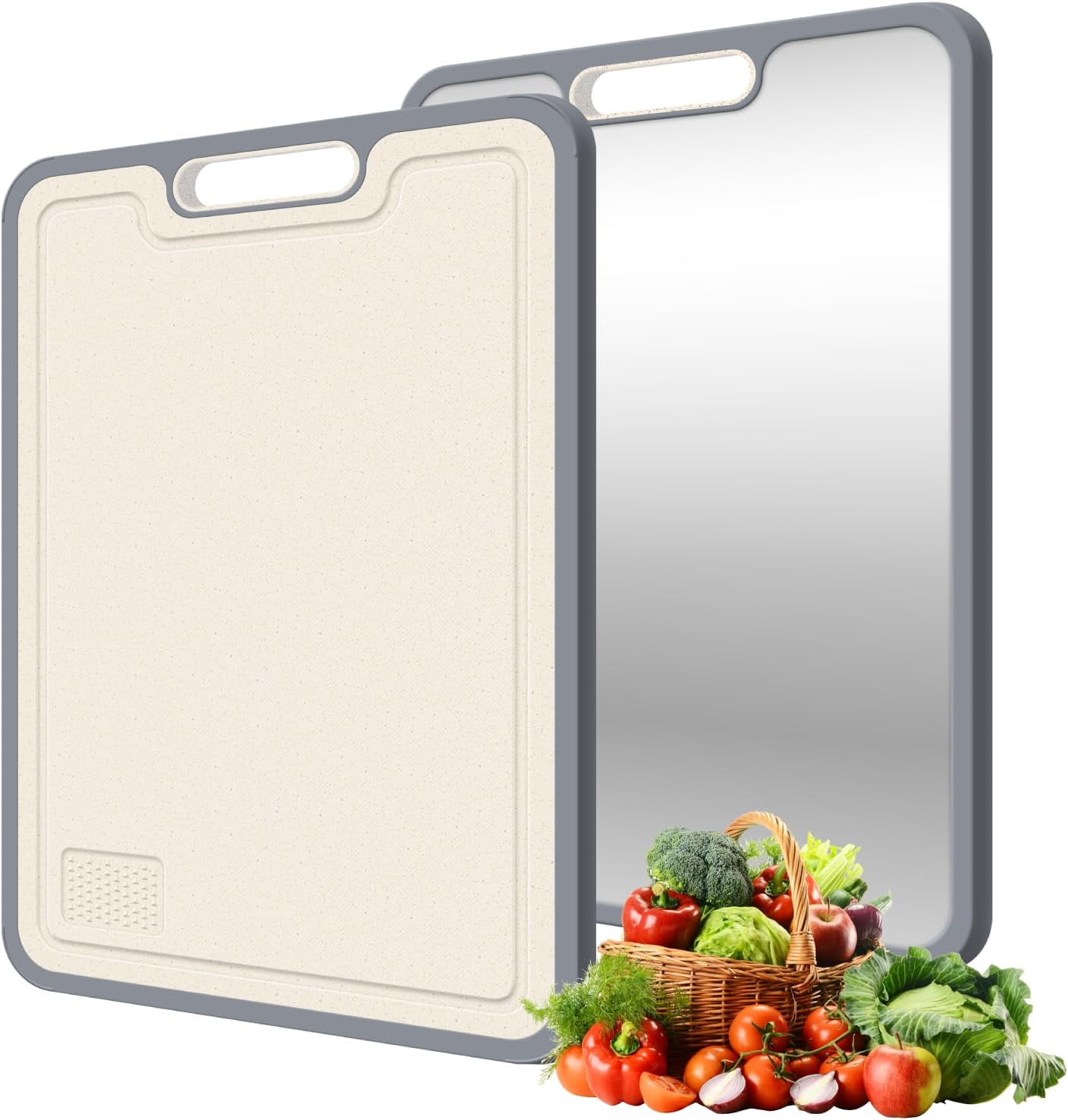 Boards for Kitchen, Stainless Steel and Wheat Straw Board, Kitchen ...