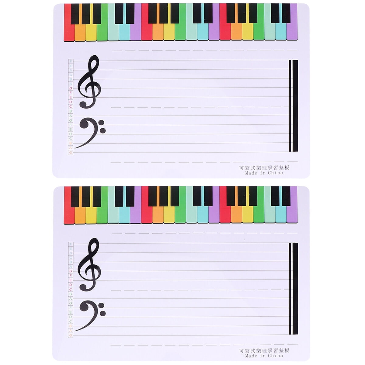 Boardteaching Dry White Bulletin Erase Writing Whiteboard Musical Note ...