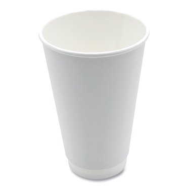 Genuine Joe, GJO19045PK, Lined Disposable Hot Cups, 50/Pack, White, 8 ...