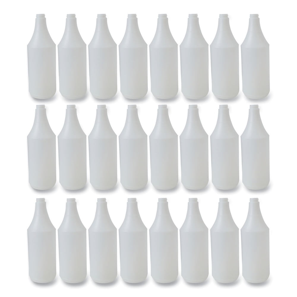 Boardwalk® Embossed Plastic Spray Bottle, 32 oz, Clear, 24/Carton ...