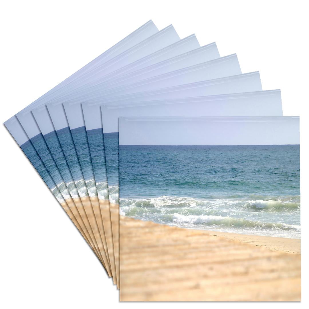 3drose, Boardwalk at the Beach in Laguna Beach California, Set of 8 ...