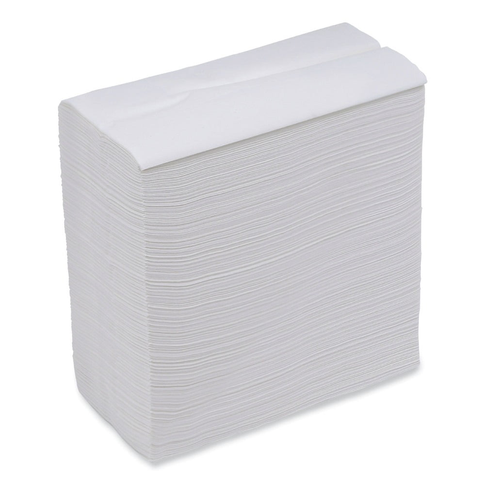 Boardwalk BWK8302 12 in. x 7 in. Tallfold Dispenser Napkin - White ...