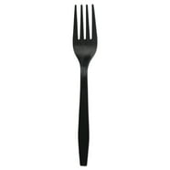 Genuine Joe Heavyweight Plastic Fork, 1000 / Carton, Black - Walmart.com