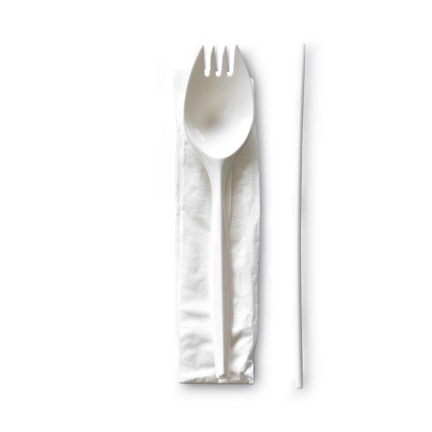 Boardwalk BWKSCHOOLMWPP School Utensil Cutlery Kit, Napkin & Spork ...