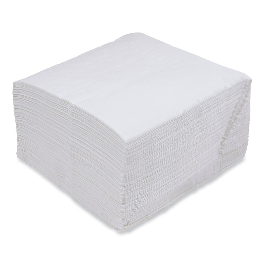 Boardwalk BWK8307 17 in. x 17 in. 1-Ply Dinner Napkin - White (3000 ...
