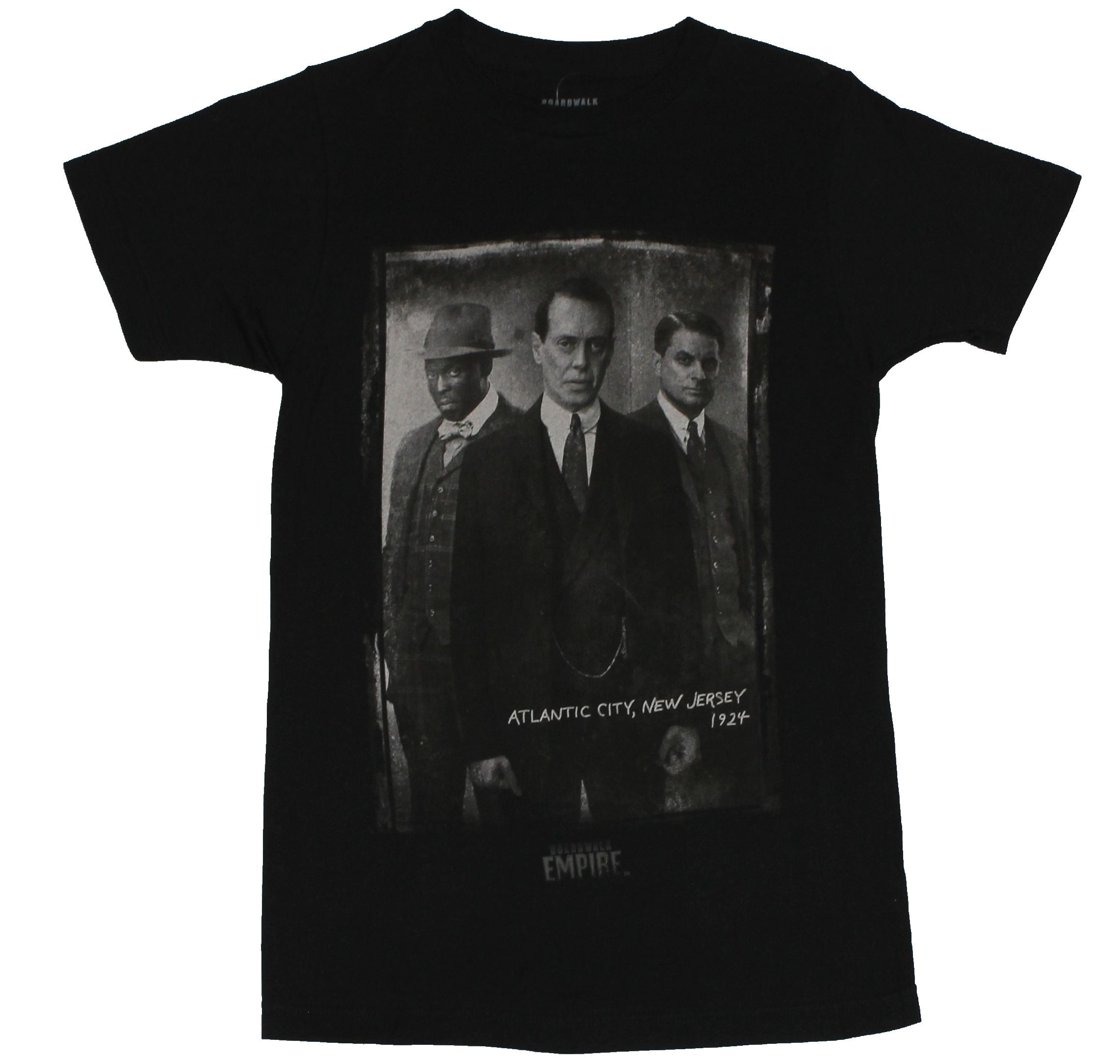 Boardwalk Empire Mens T-Shirt - Distressed Nucky Trio Atlantic City ...