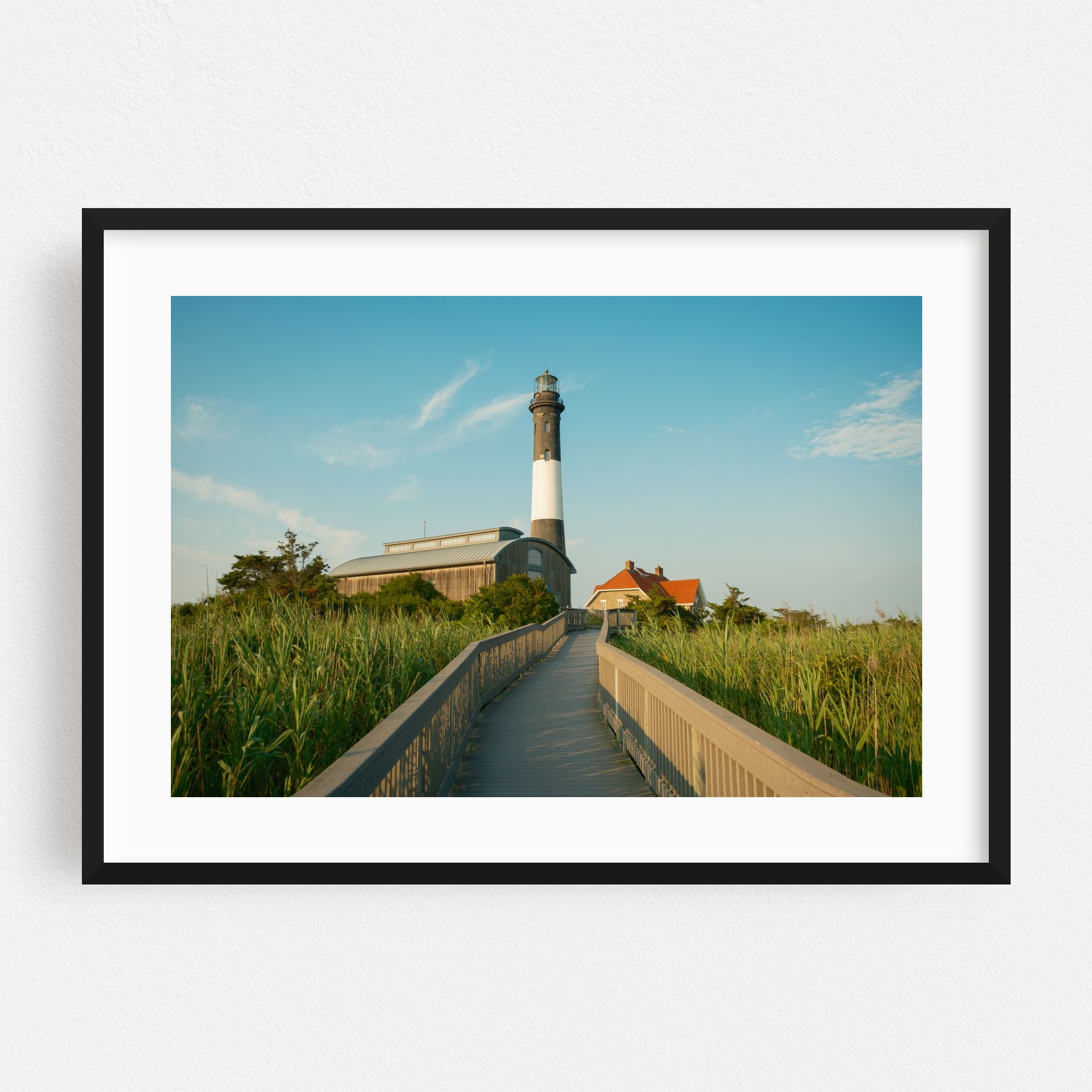 Boardwalk and Fire Island Lighthouse - Fire Island New York Photography ...