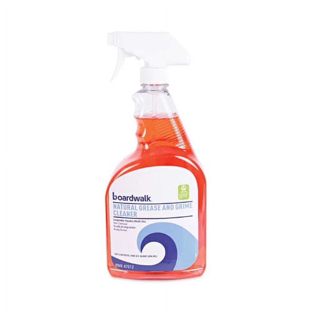 Boardwalk Green Natural Grease And Grime Cleaner, 32 Oz Spray Bottle ...