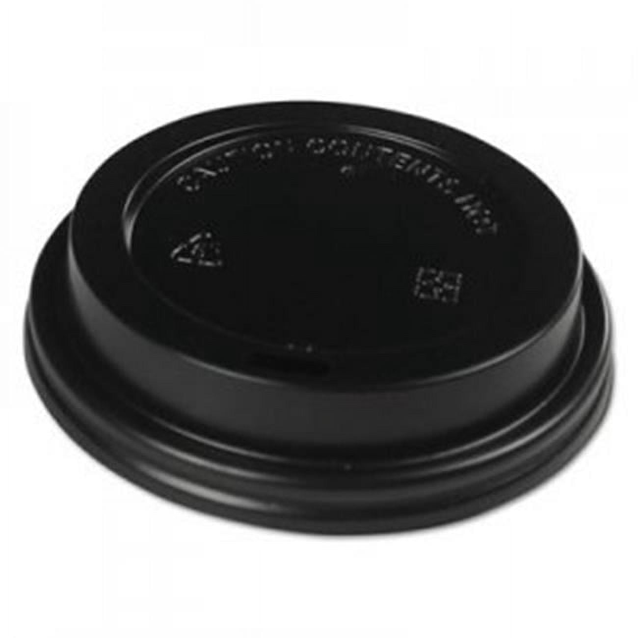 Boardwalk BW Hot Cup Dome Lids - Black - 10-20 oz - Walmart.com
