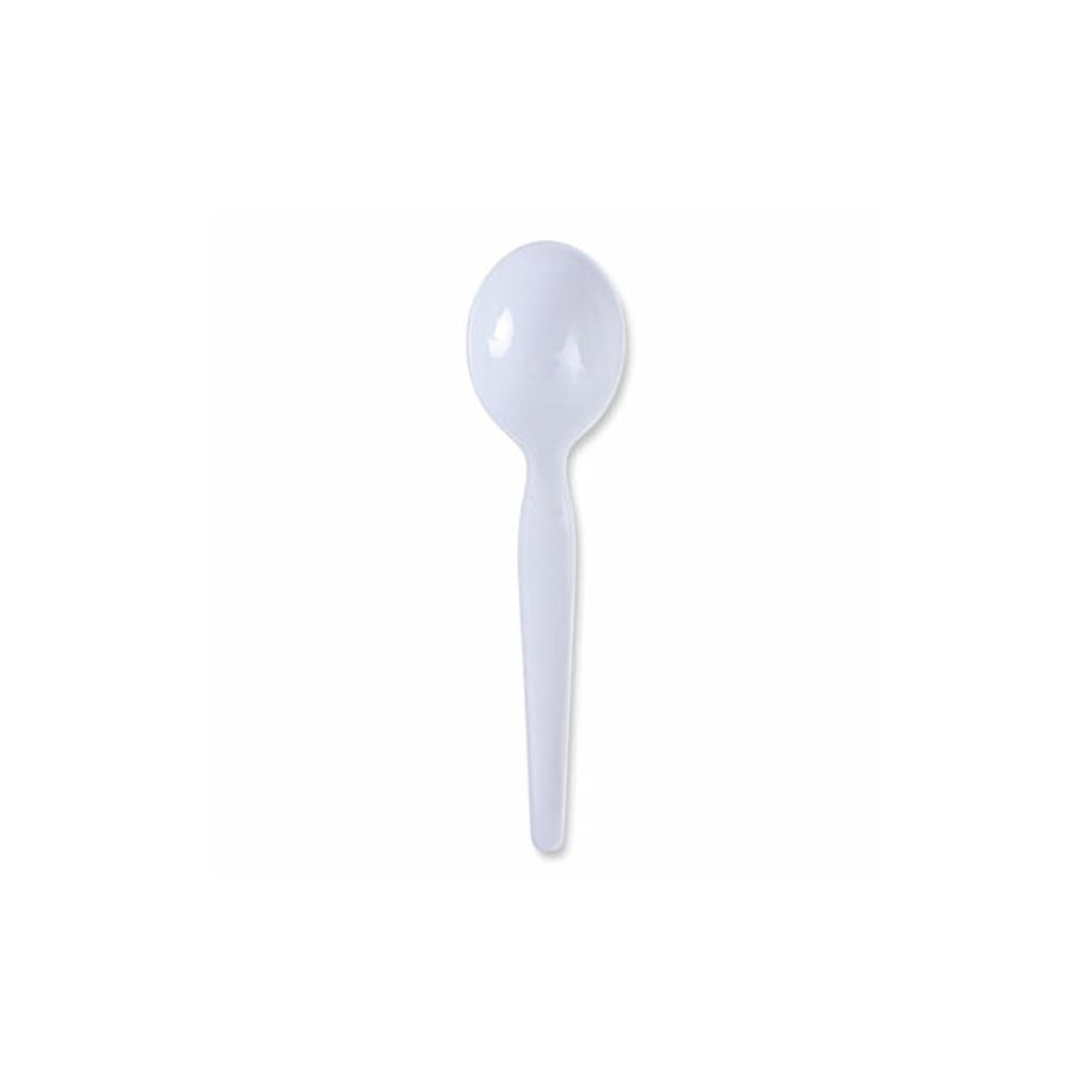Boardwalk Heavyweight Polystyrene Cutlery, Soup Spoon, White, 1000 ...