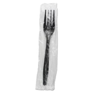 Boardwalk BWKFORKBLPPIW Mediumweight Wrapped Polypropylene Plastic Fork ...