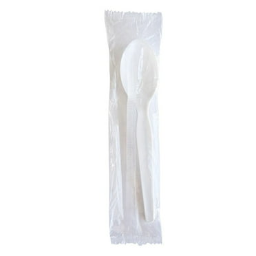 Boardwalk Heavyweight Polystyrene Cutlery, Teaspoon, White, 1000/Carton ...