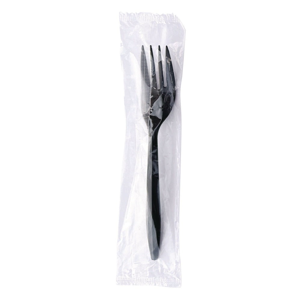 Boardwalk BWKFORKBLPPIW Mediumweight Wrapped Polypropylene Plastic Fork ...