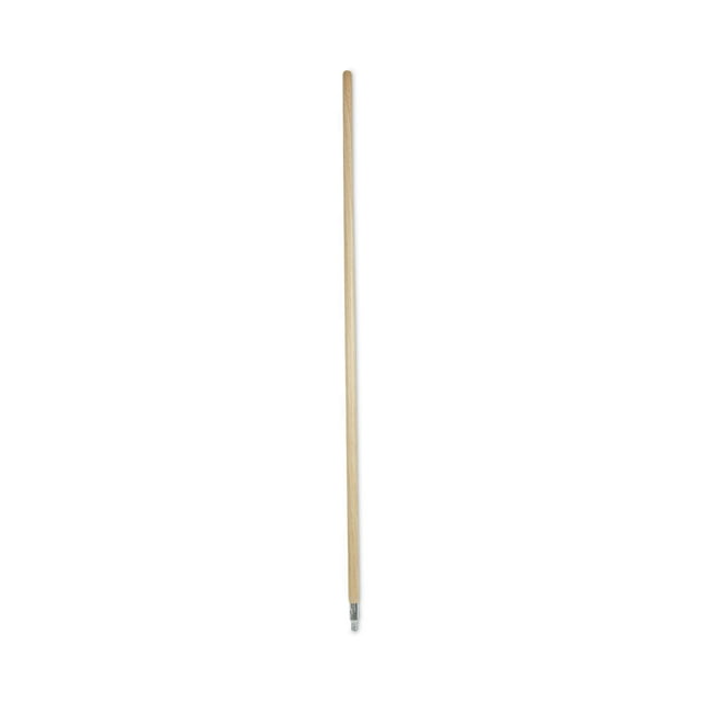 Boardwalk Metal Tip Threaded Hardwood Broom Handle, 1.13" dia x 60 ...