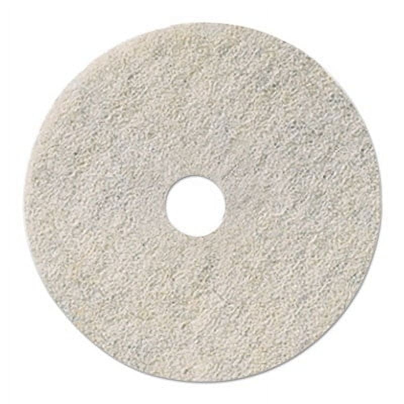 Boardwalk Natural White Burnishing Floor Pads, 19" Diameter, 5/Carton ...