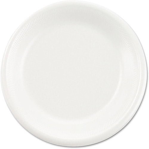 Boardwalk Non-Laminated 6 Inch Foam Plates, 1000ct - Walmart.com
