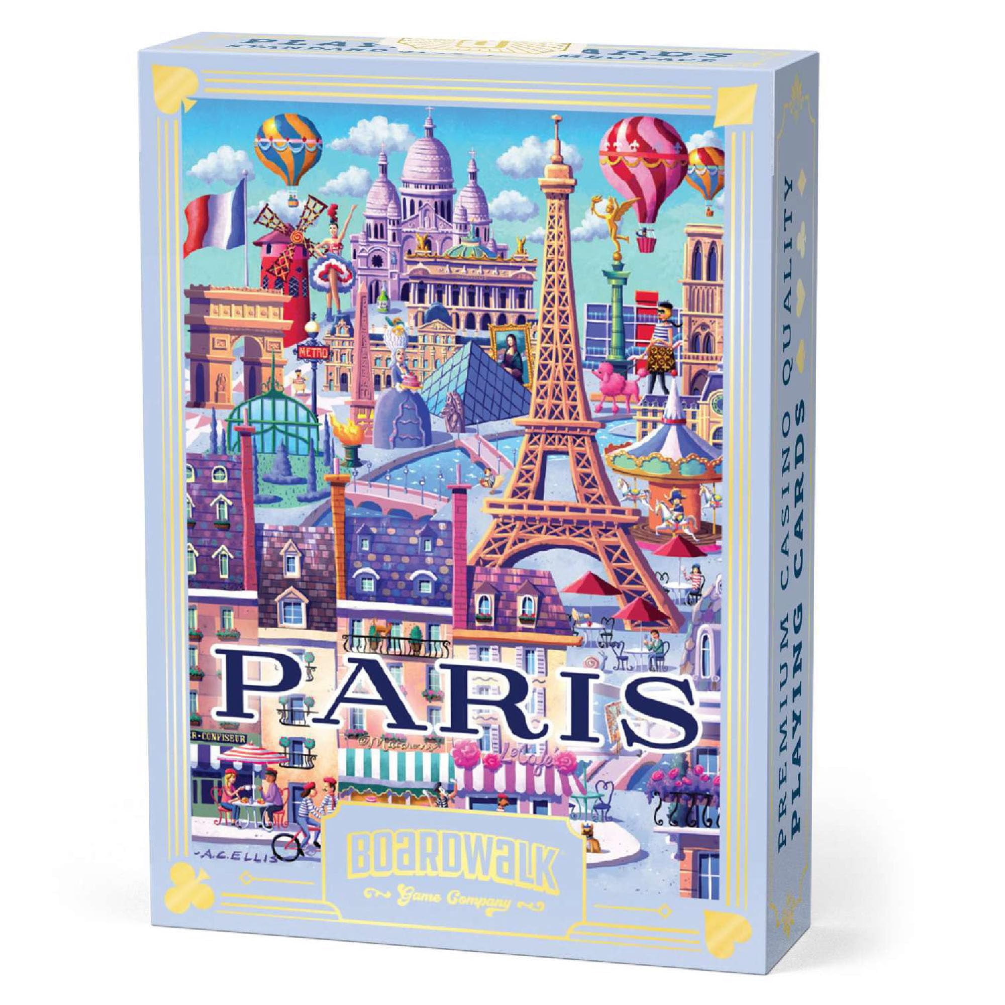 Boardwalk Puzzles Premium Featherlight KEF16 Unique Playing Cards, Fun ...