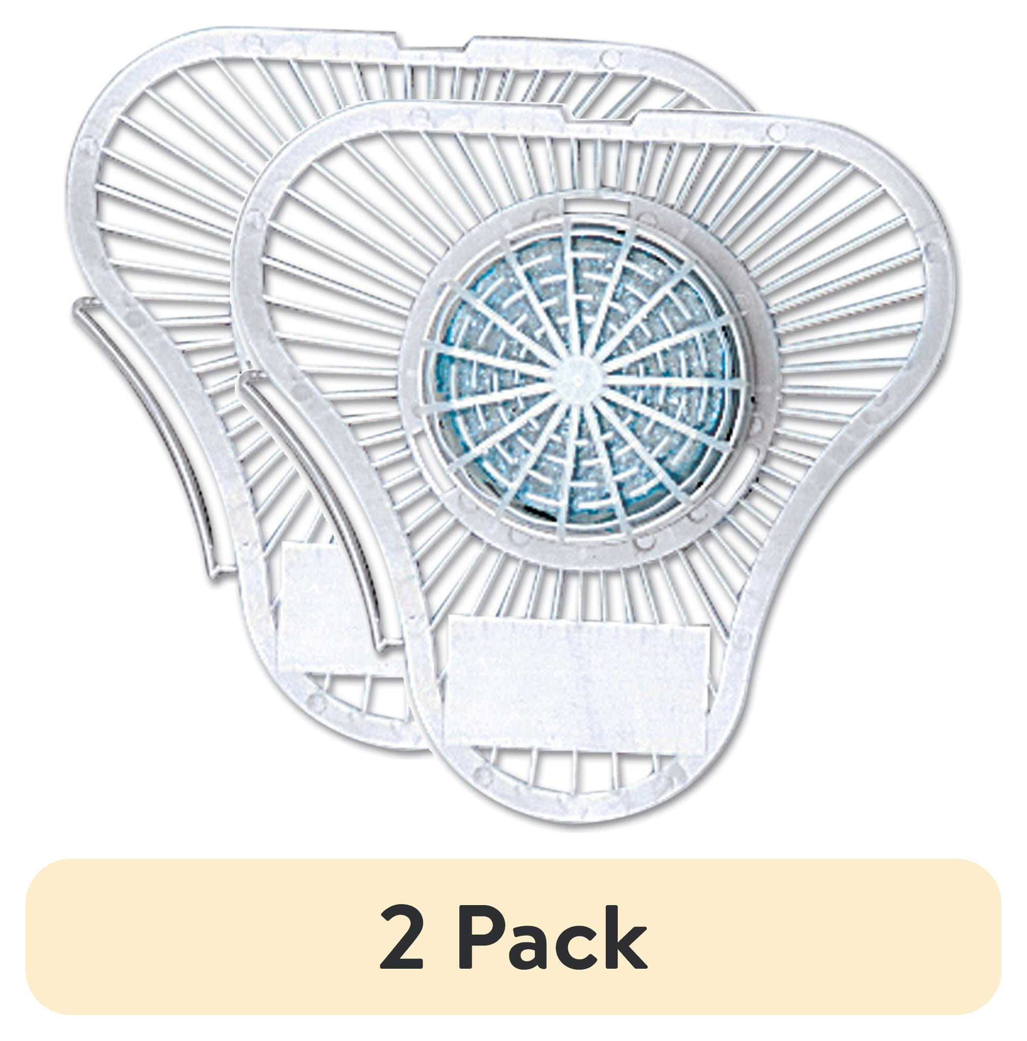 (2 pack) Krystal Urinal Screens with Non-Para Cleaner Block - 3.25 oz ...