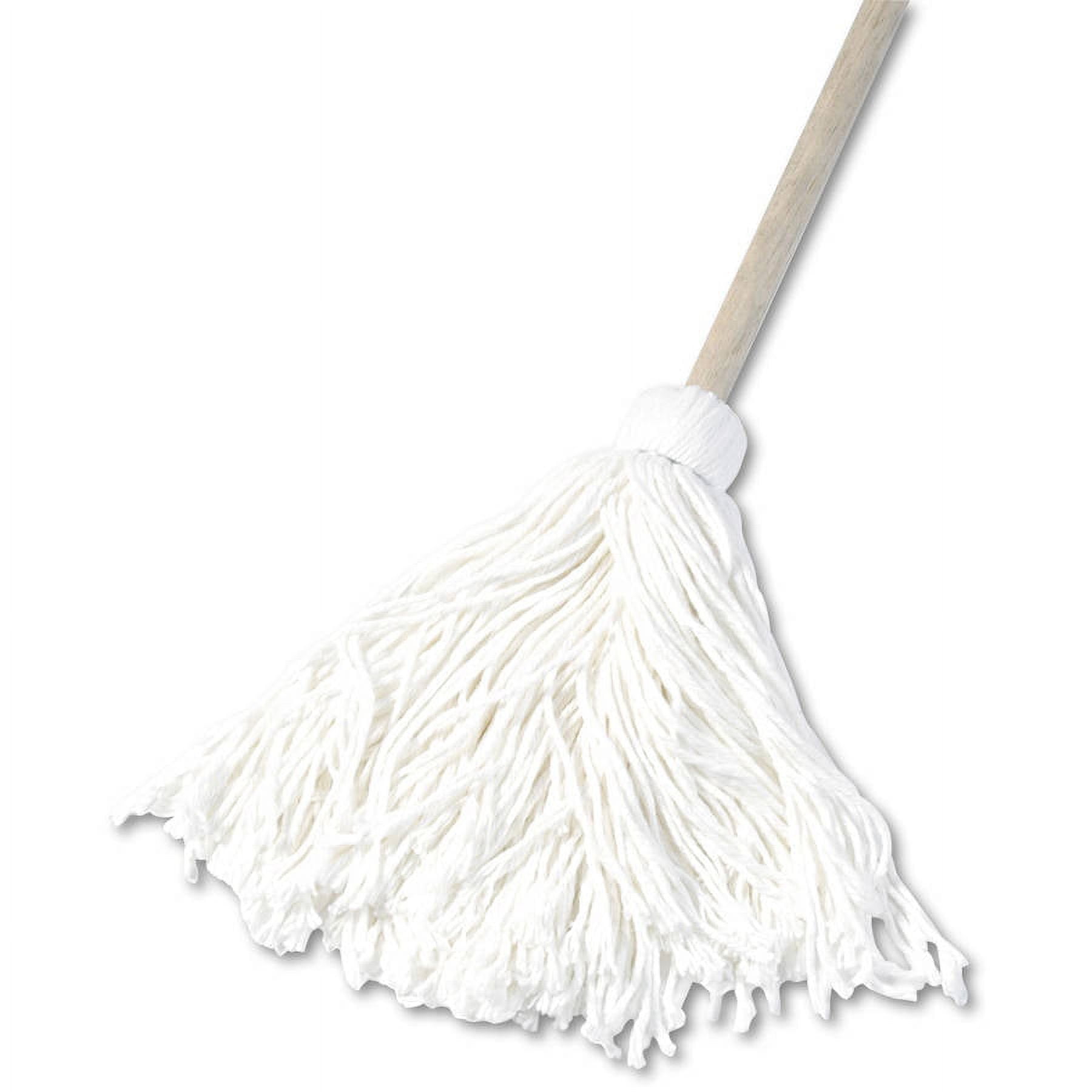 Deck Mop with 48 Wooden Handle - UNS116R - Walmart.com