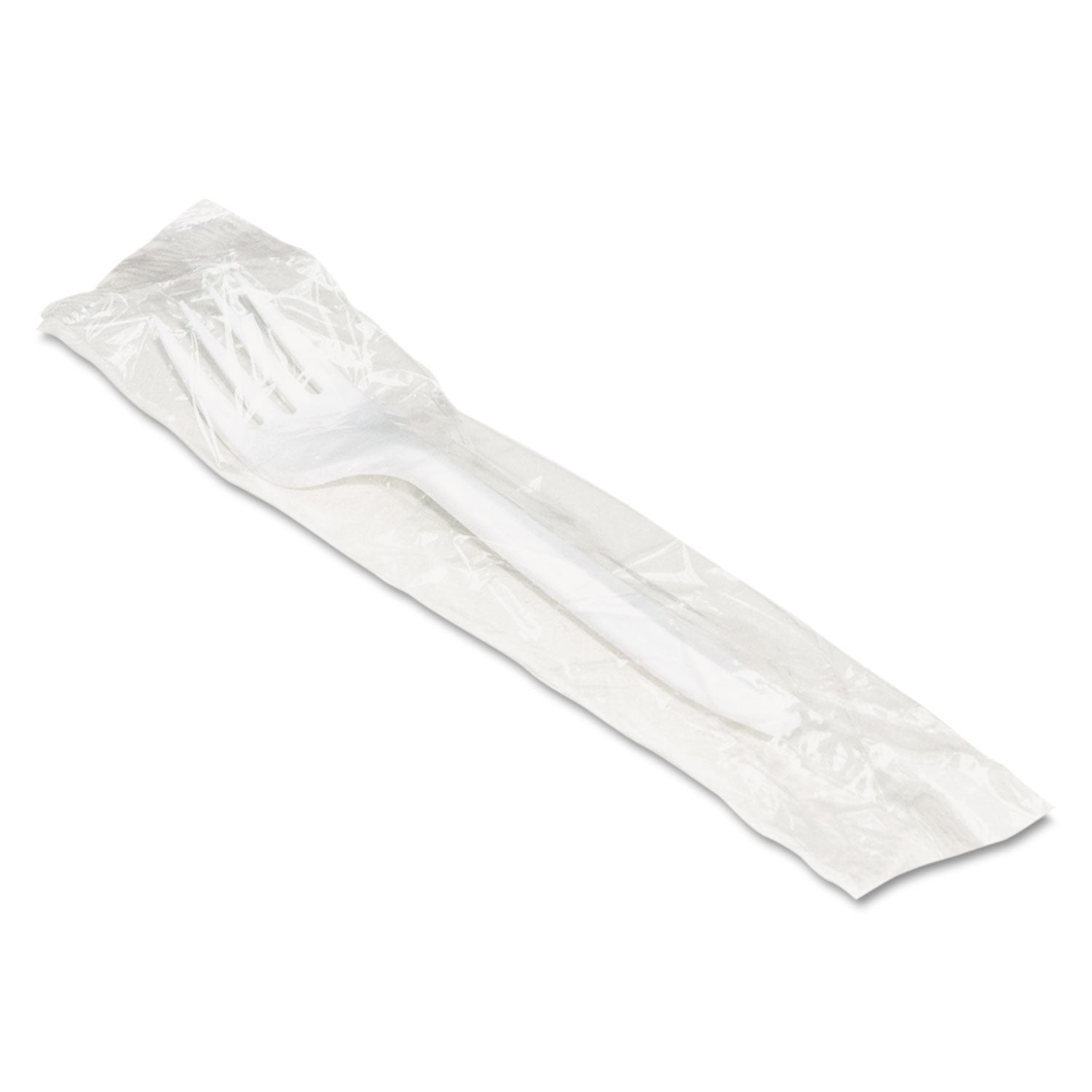 Boardwalk Mediumweight Wrapped Polypropylene Forks White 1000/Carton ...