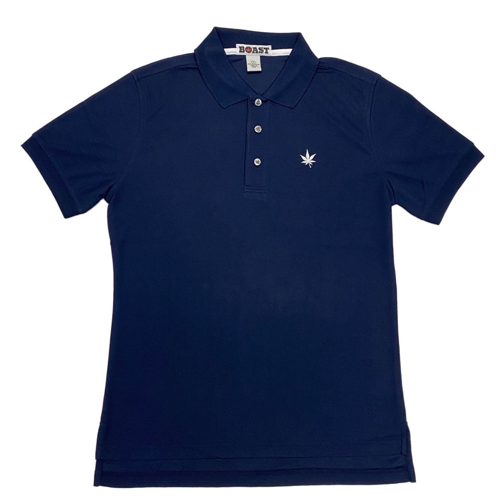 Boast Men's Solid Court Polo Shirt, Medium, Navy - Walmart.com