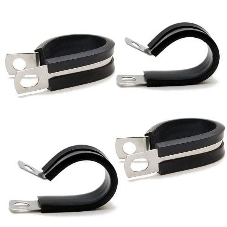 Boat 1 1/8 Inch Cushioned Loop Fuel Clamps (Set of 4) - Walmart.com