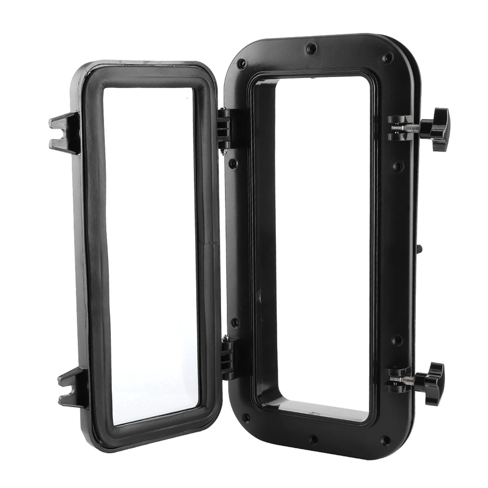 Boat Accessory 4mm Opening Portlight Rectangular Porthole Temper Glass ...