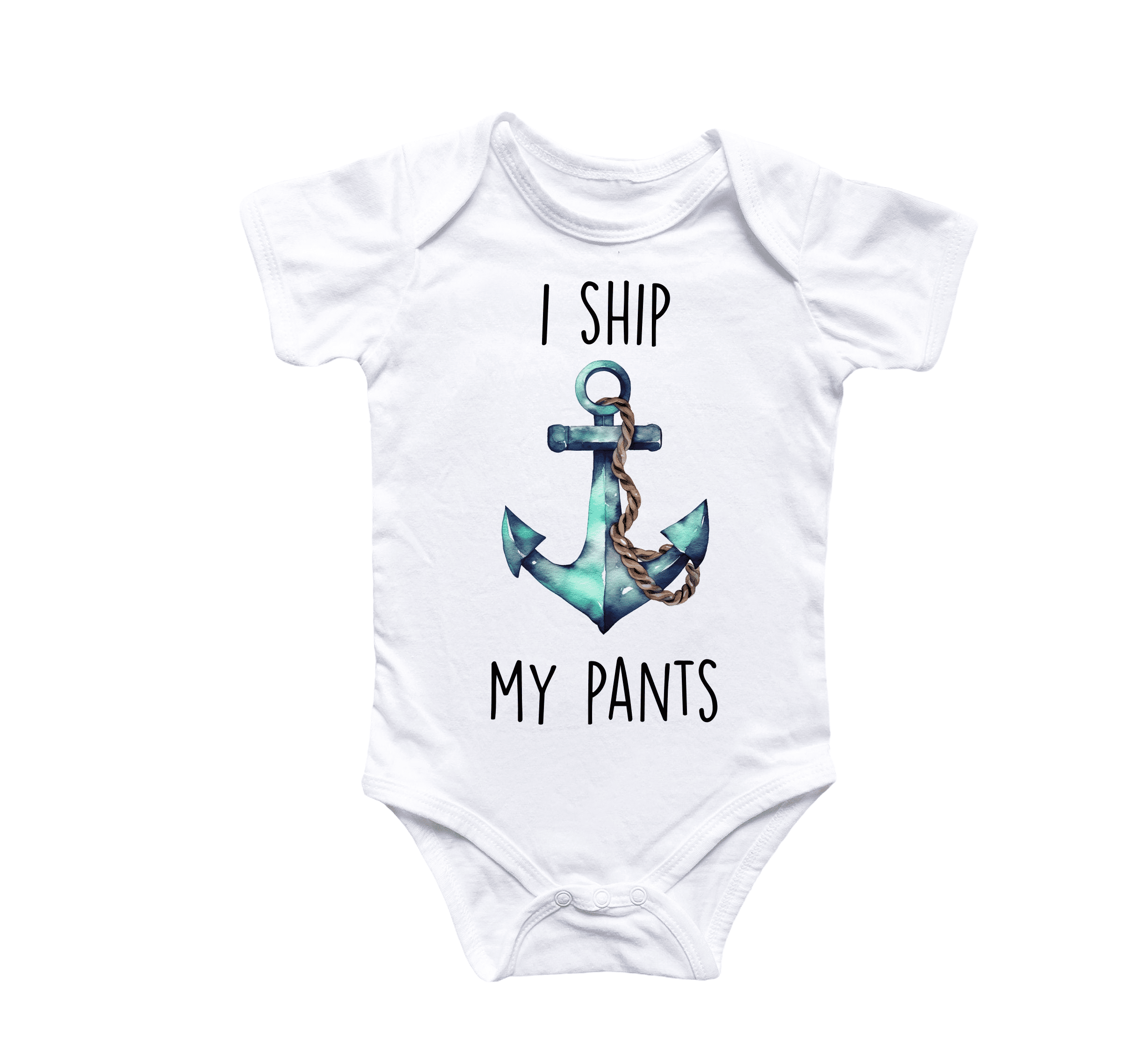 Boat Anchor Nautical - Baby Boy Girl Clothes Infant Bodysuit Funny Cute ...