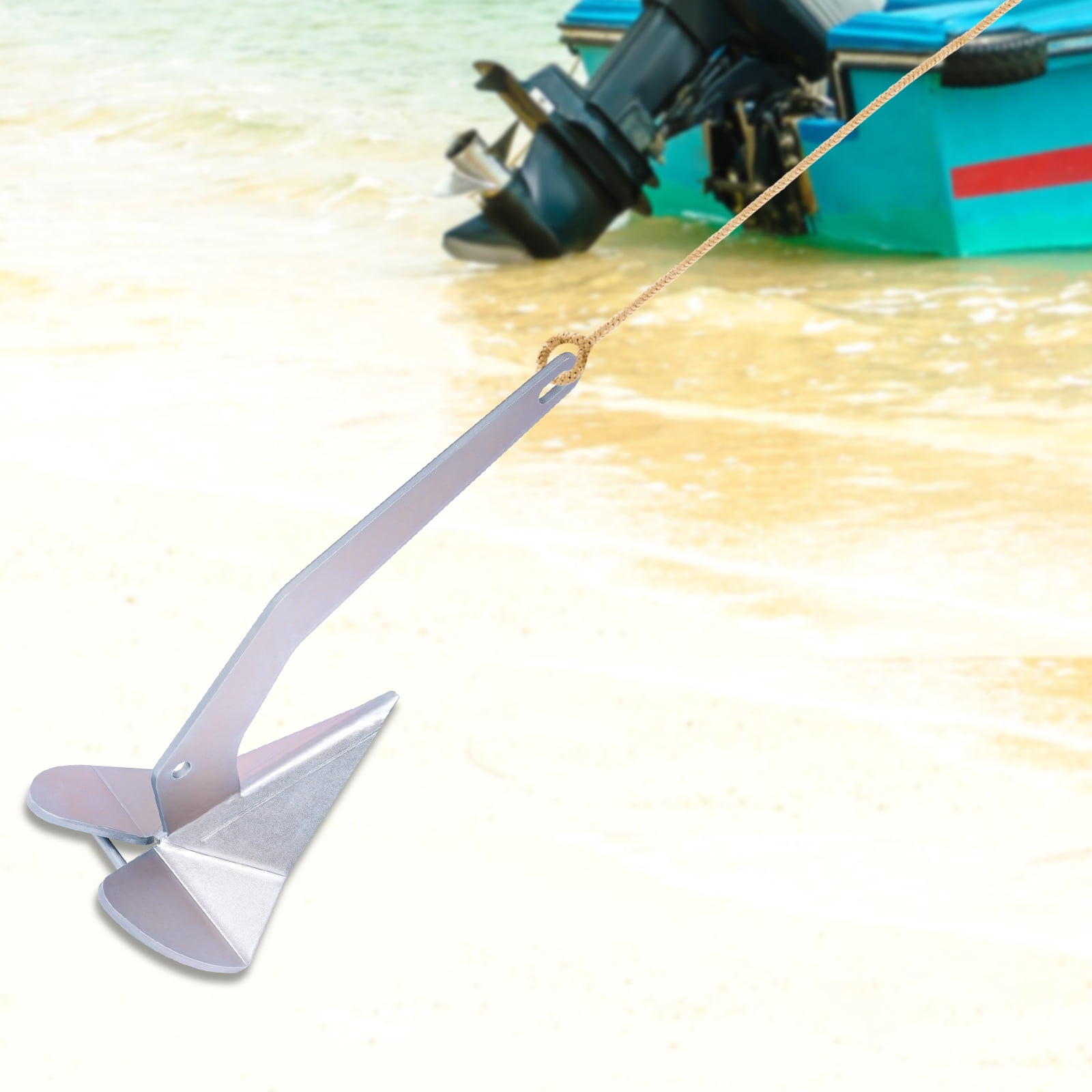 Boat Anchor with 6.1-10.67m Compatibility, Triangular Shape for ...