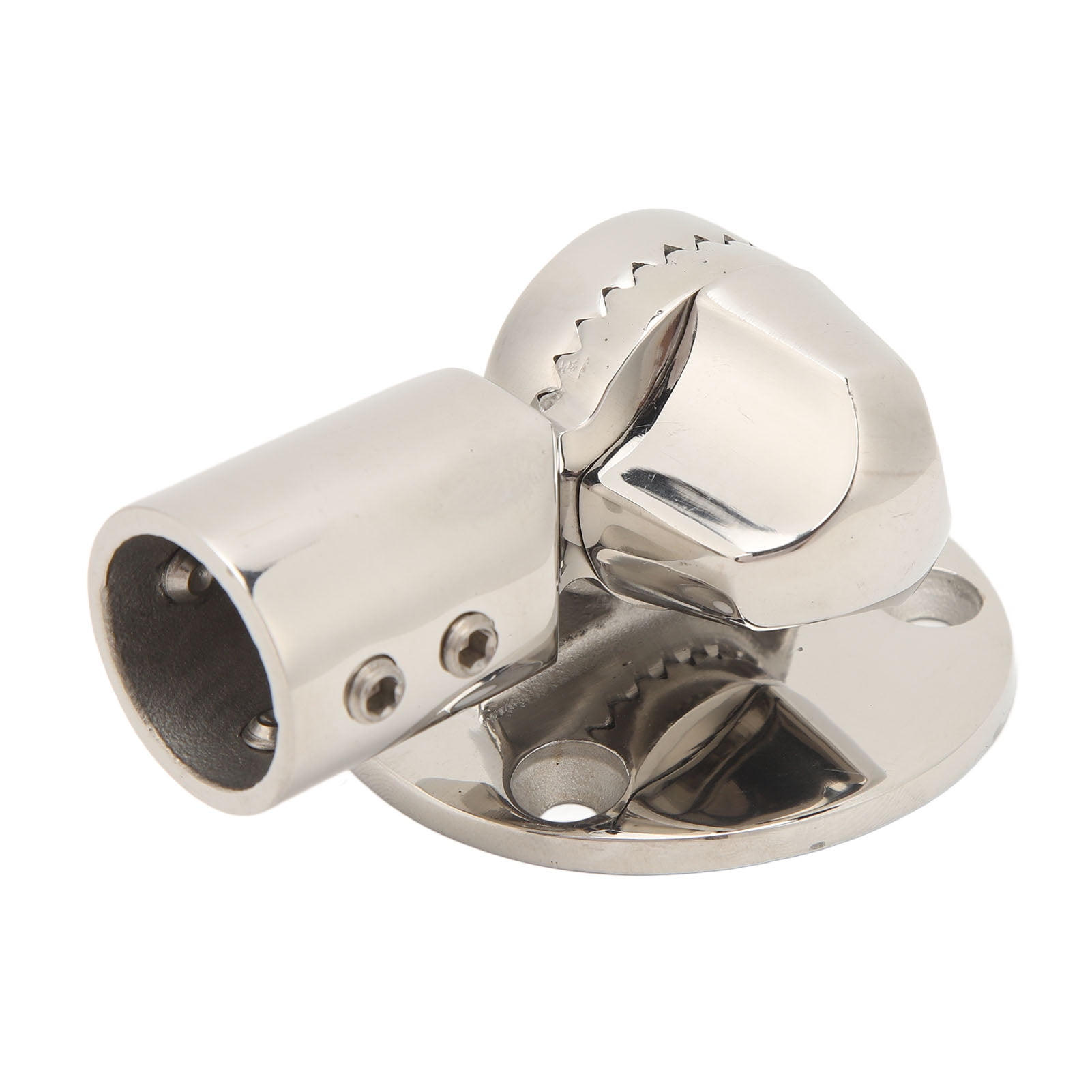 Boat Antenna Mount Stainless Steel 180 Degree Adjustable Ratchet Rail ...