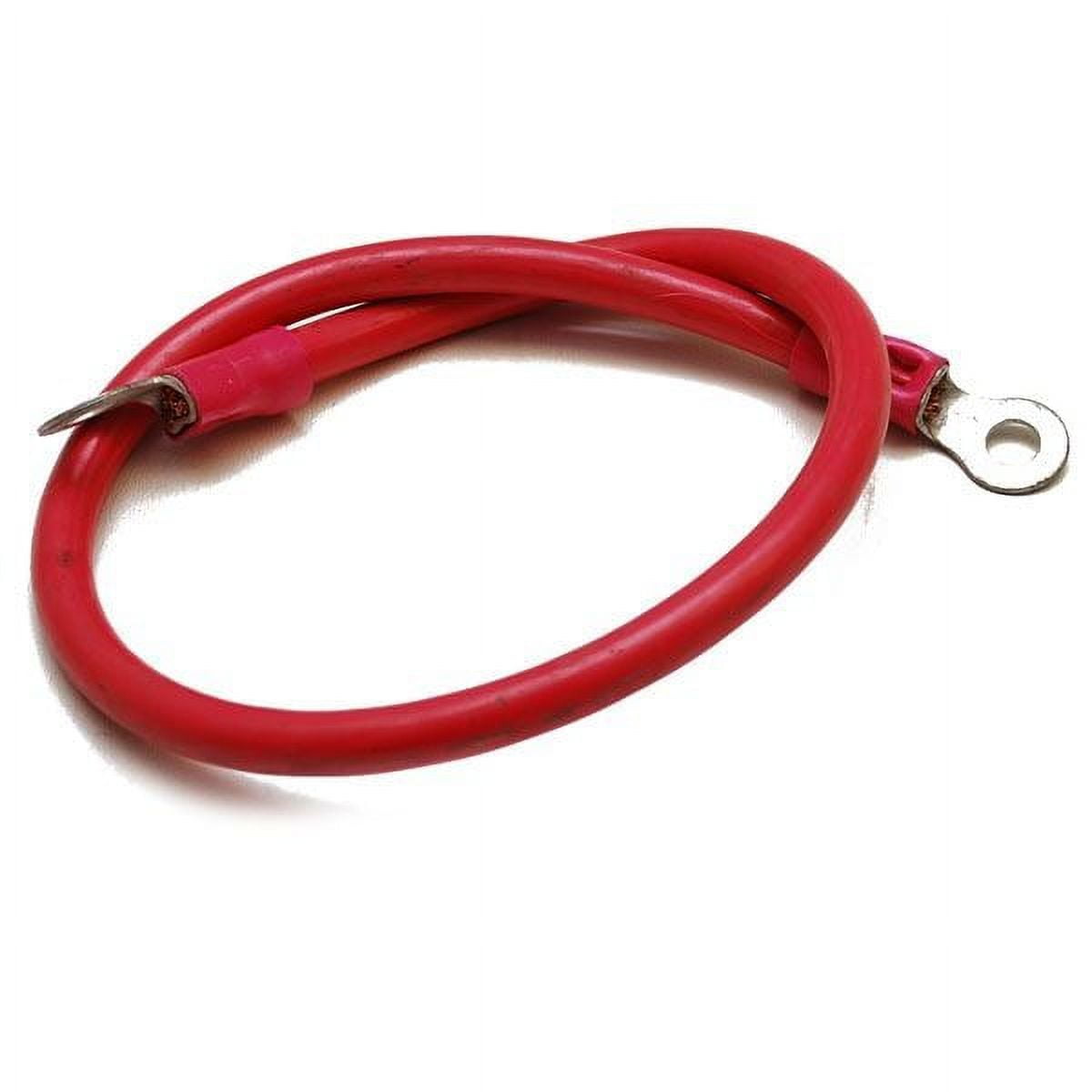 Boat Battery Cable Marine Wire | 2 AWG 2 Feet 4 Inch Red - Walmart.com