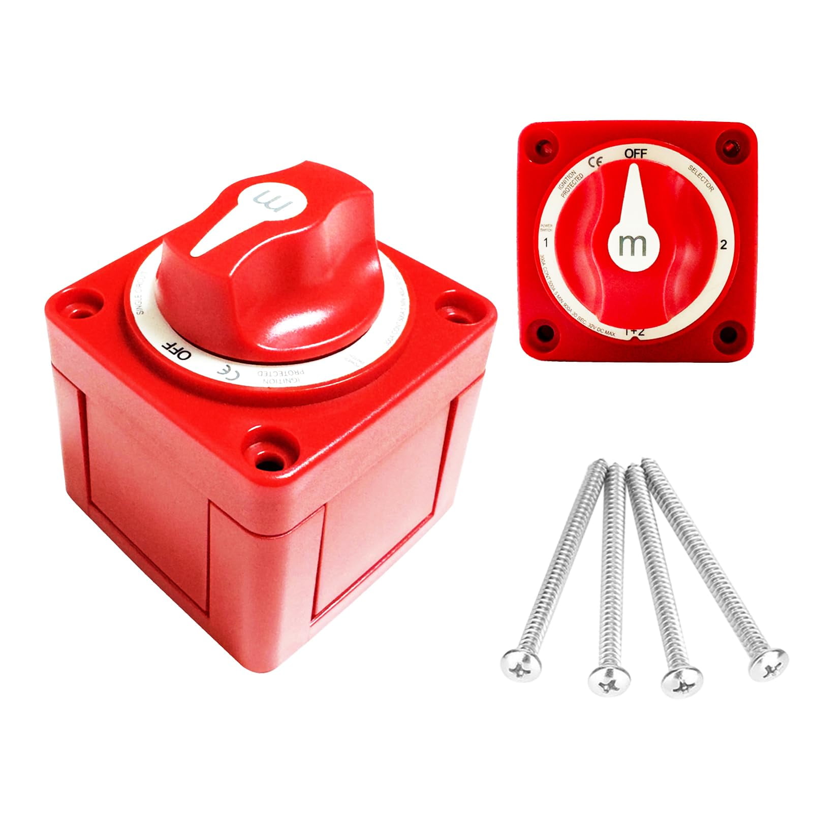 Boat Battery Disconnect Switch m-Series 12V/32V 300A Selector Circuit 4 ...