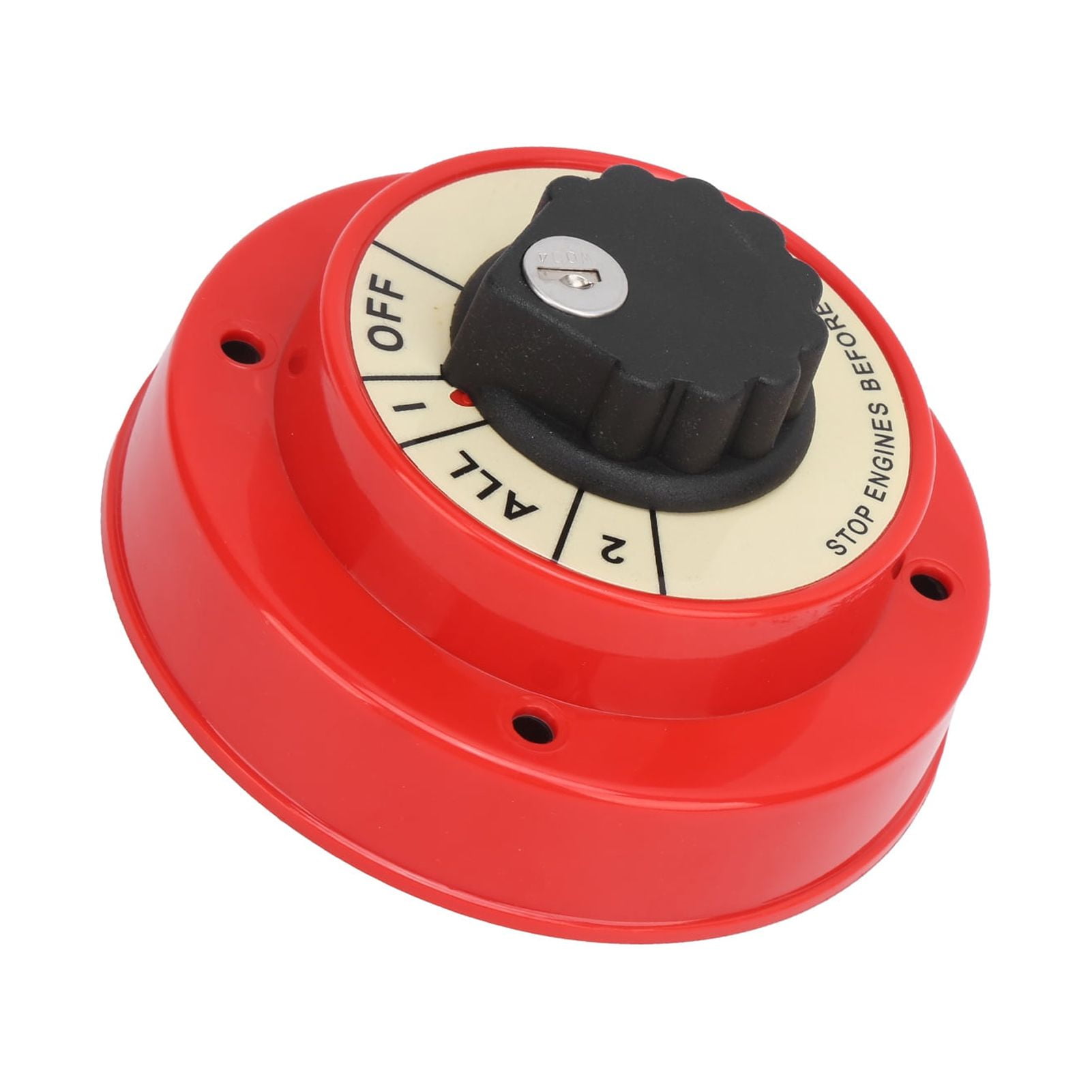 Boat Battery Selector Switch Plastic Metal Panel Yellow 4 Way Medium ...
