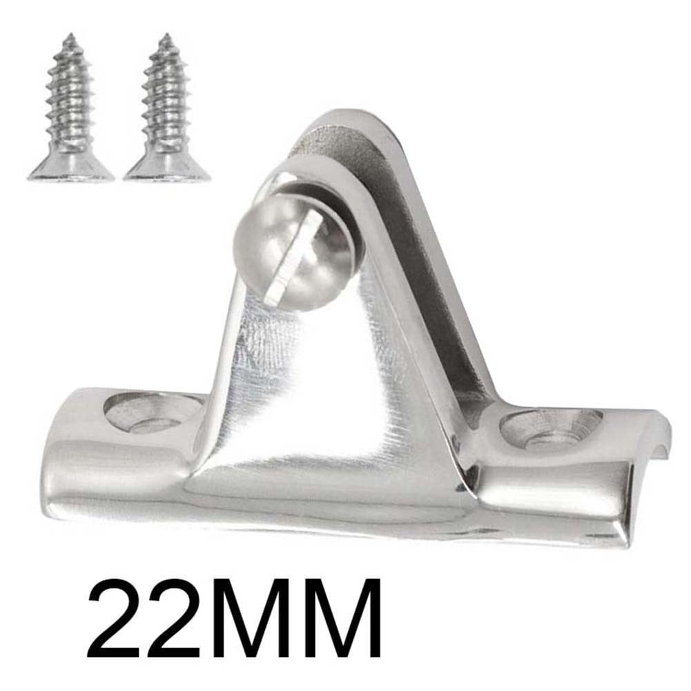 Boat Bimini Top Deck Hinges Fitting Concave Base Hardware 316 stainless ...
