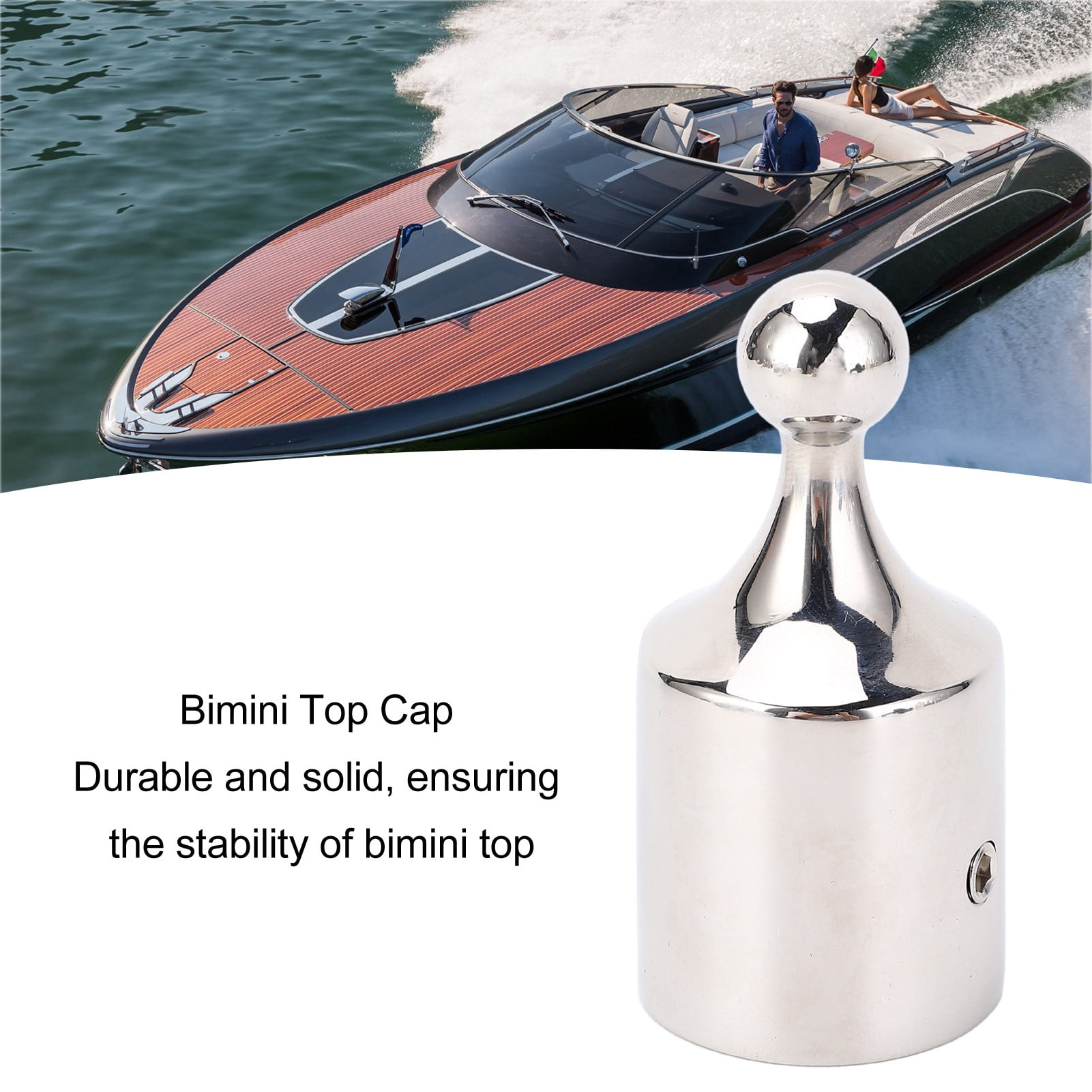 Boat Bimini Top Hardware, Heavy Duty 316 Stainless Steel Cap Eye End ...