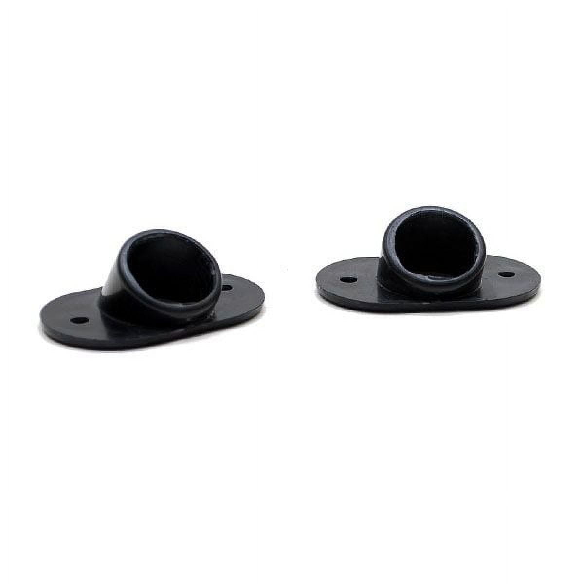 Boat Bimini Top Stowing brackets | Fitting Nylon Angled Black (Pair ...
