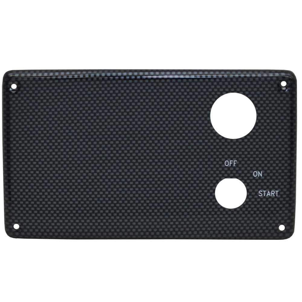 Boat Blank Ignition Panel | Fishing Pontoon Carbon Fiber - Walmart.com