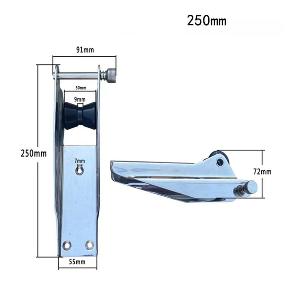Boat Bow Anchor Roller Heavy Duty Bracket Yacht Docking Marine Hardware ...