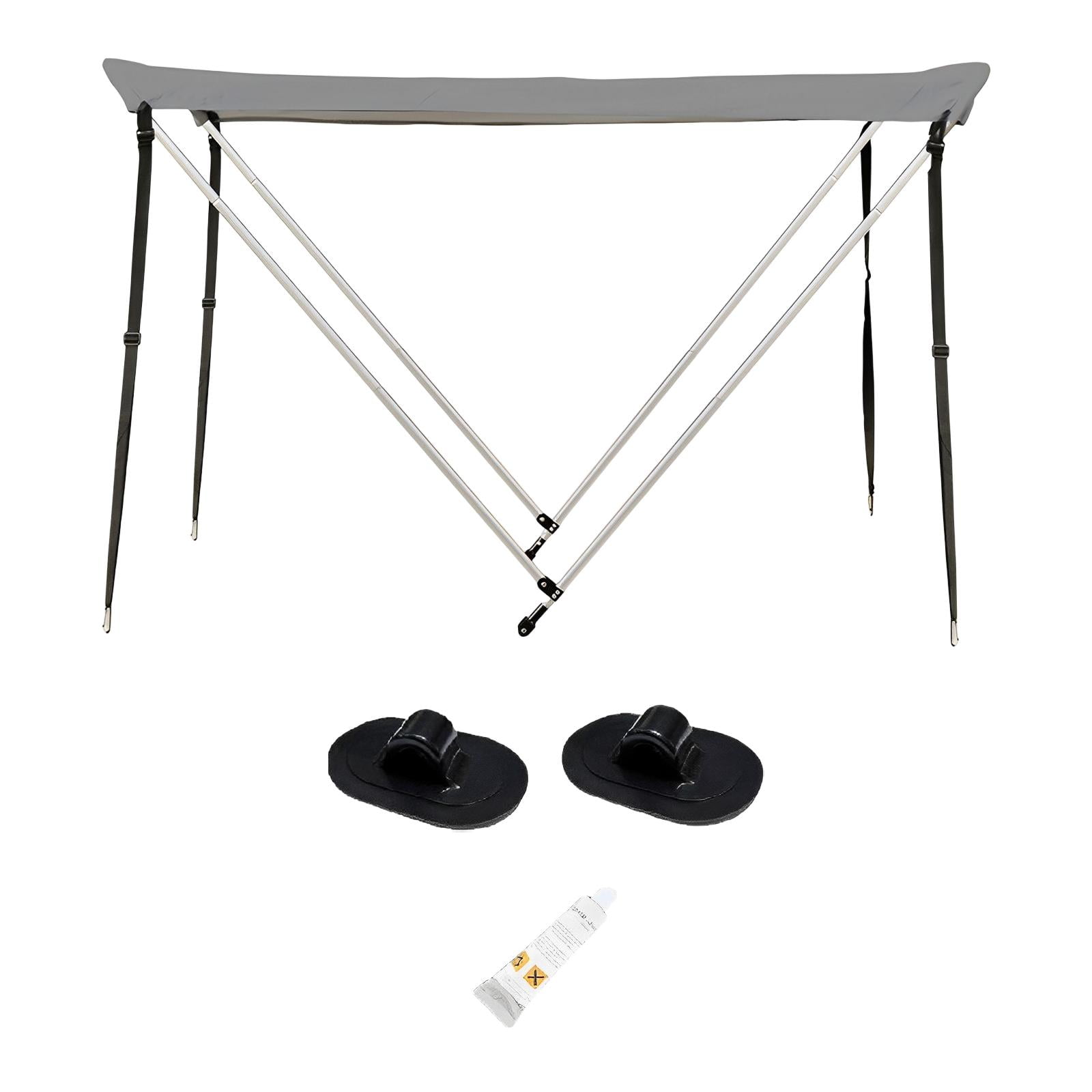 Boat Canopy with Adjustable Strap Foldable Tent Bimini Top Replacement ...