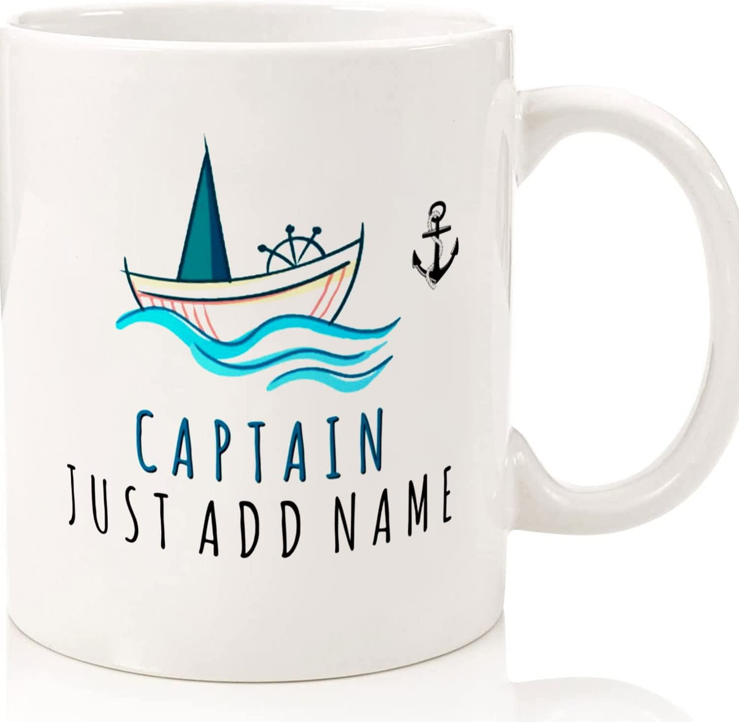 Boat Captain Mug, Boat Gift, Boating Mug For Him, Men, Husband ...