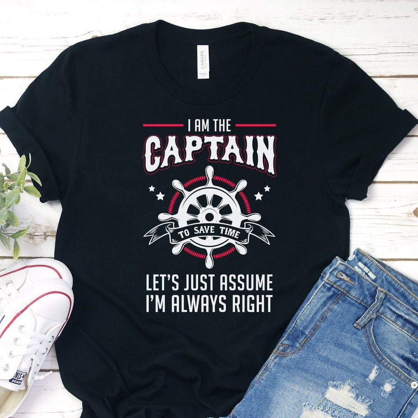 Boat Captain Shirt, I Am the Boat Captain, Sailing Shirt, Boating Gift ...