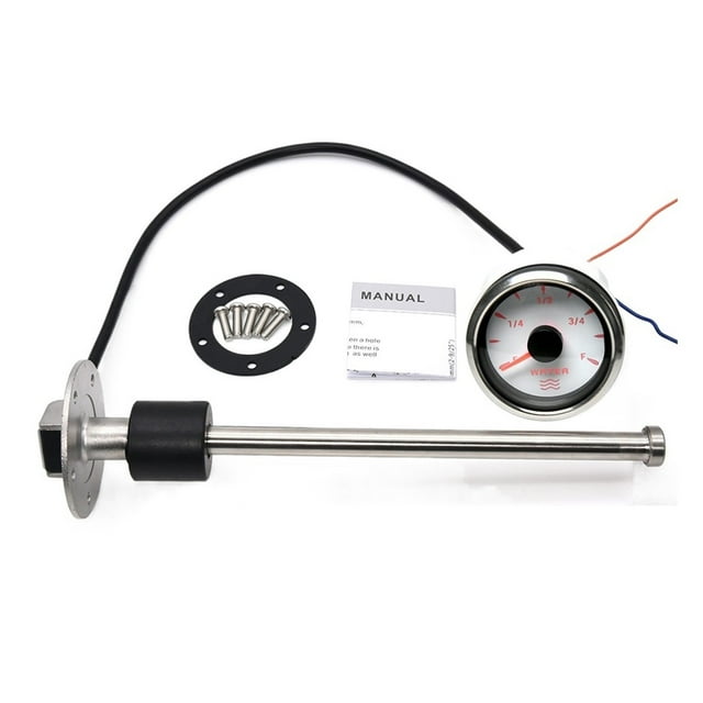 Boat Car Water Liquid Tank Level Gauge 240-33ohm 7 Color LED Backlight ...