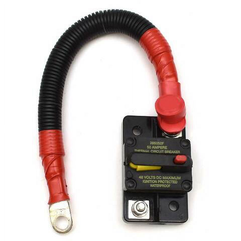 Boat Circuit Breaker Cable | 14 1/2 x 2 x 1 1/2 Inch 48 VDC 50A ...