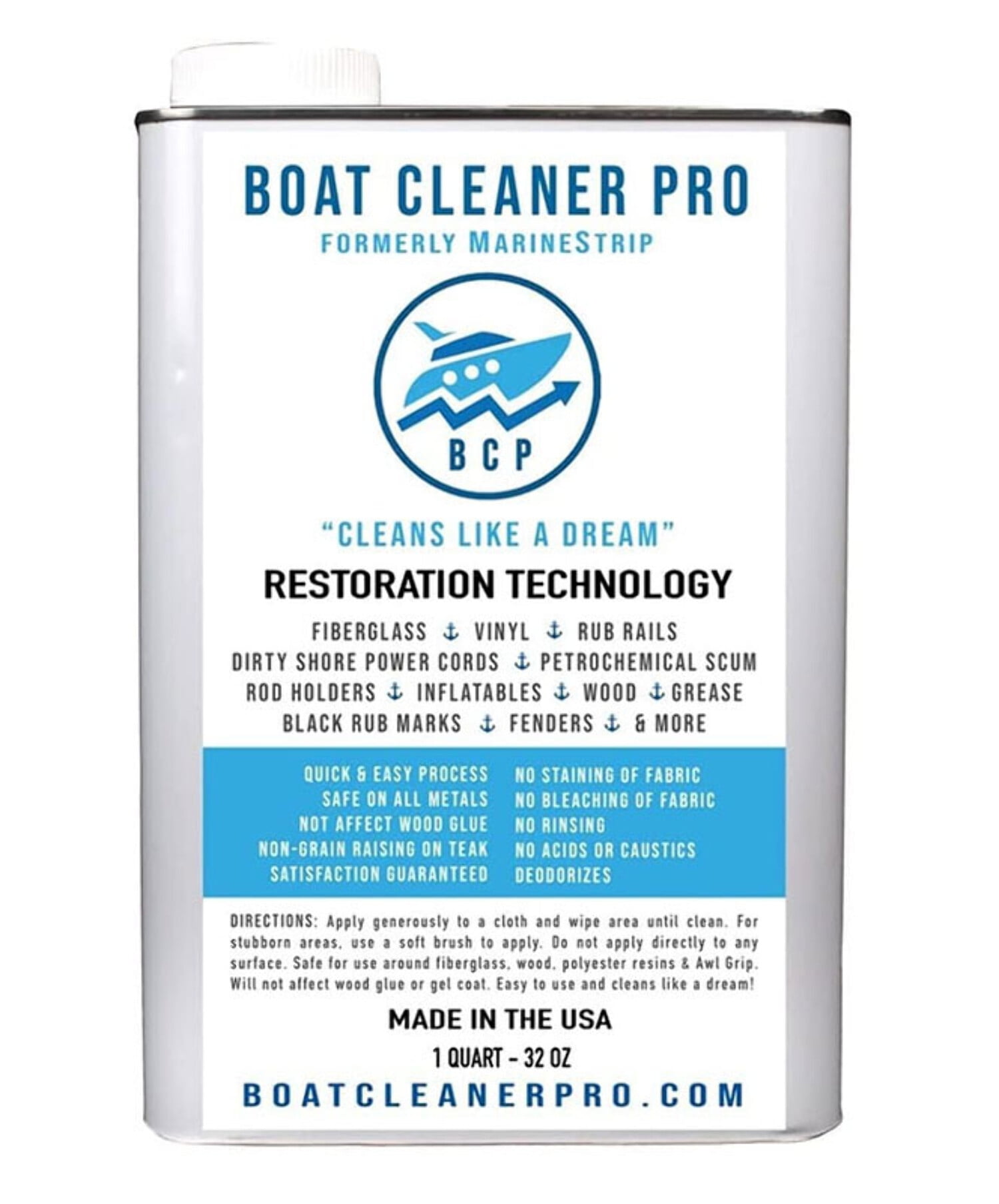 Boat Cleaner Pro Single Quart - Walmart.com