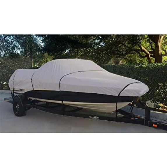Boat Cover Compatible for CRESTLINER Fish Hawk 1650 WT O/B 2012-2015 ...